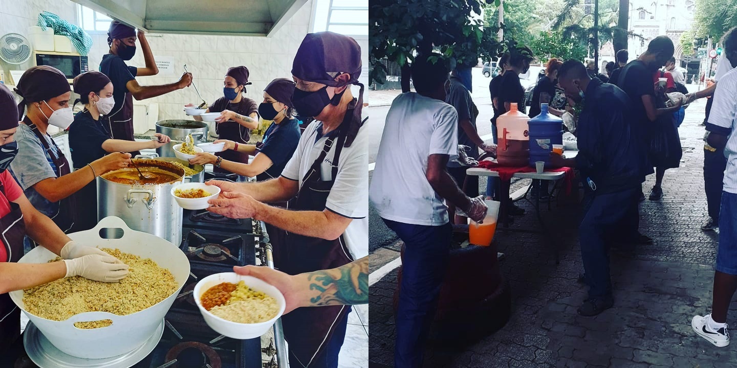 ONG precisa de doações para continuar distribuindo comida vegana aos ...